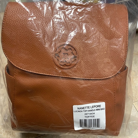 Nanette Lepore | Bags | Nwt Nanette Lepore Lucinda Leather Backpack ...